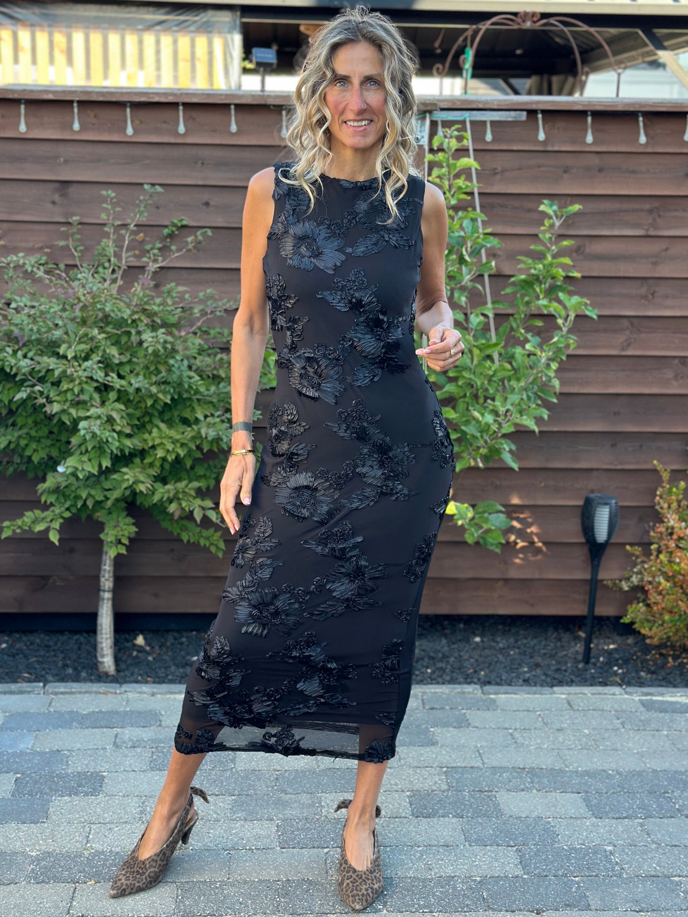 Sisters Point Sis Dress BLACK/BLACK | Kjole | MetteP Shop